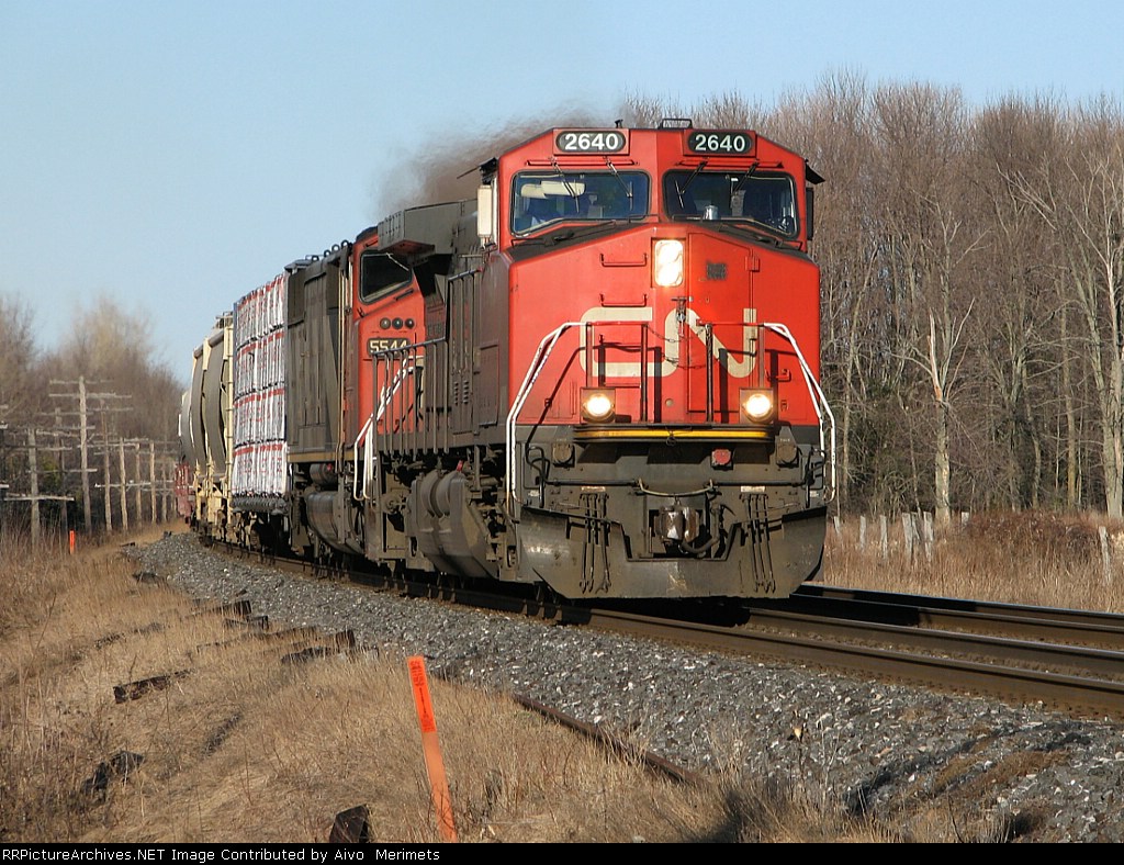 CN 2640 at Mile 260 Kingston Sub.